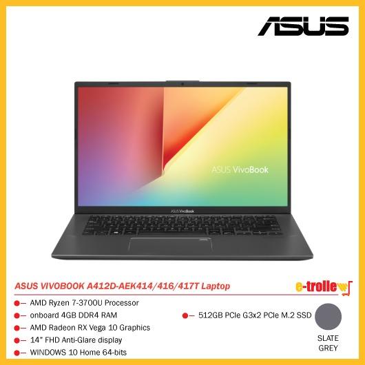 ASUS VIVOBOOK A412D-AEK416T Laptop (Coral Crush - Orange), Computers ...
