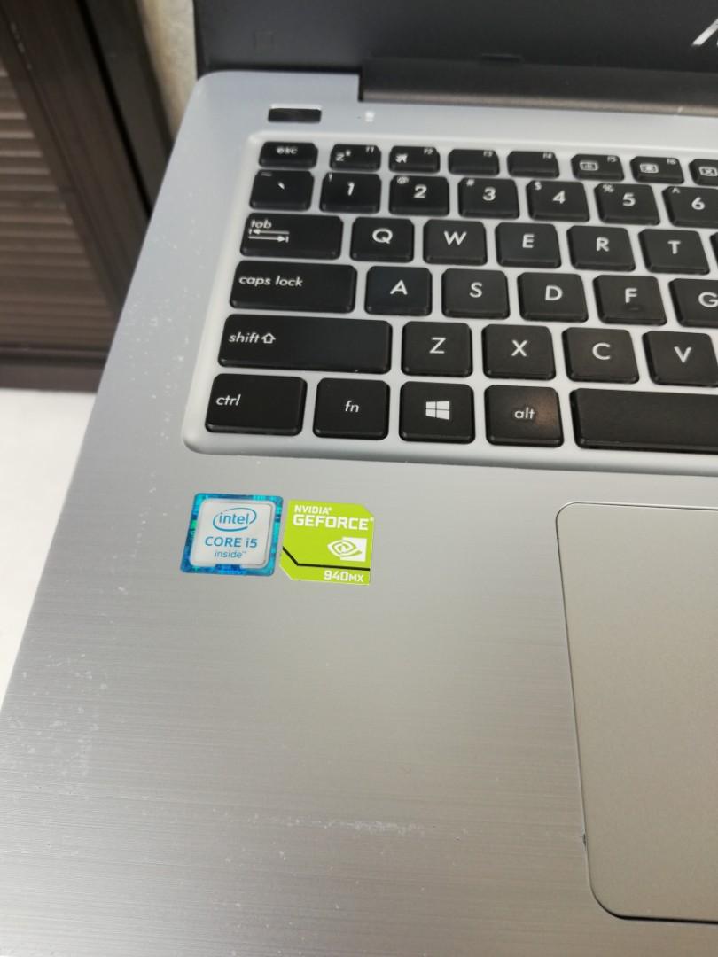 ASUS VIVOBOOK X456UQ i5 6thgen 4gb ram geforce 940mx, Computers & Tech ...