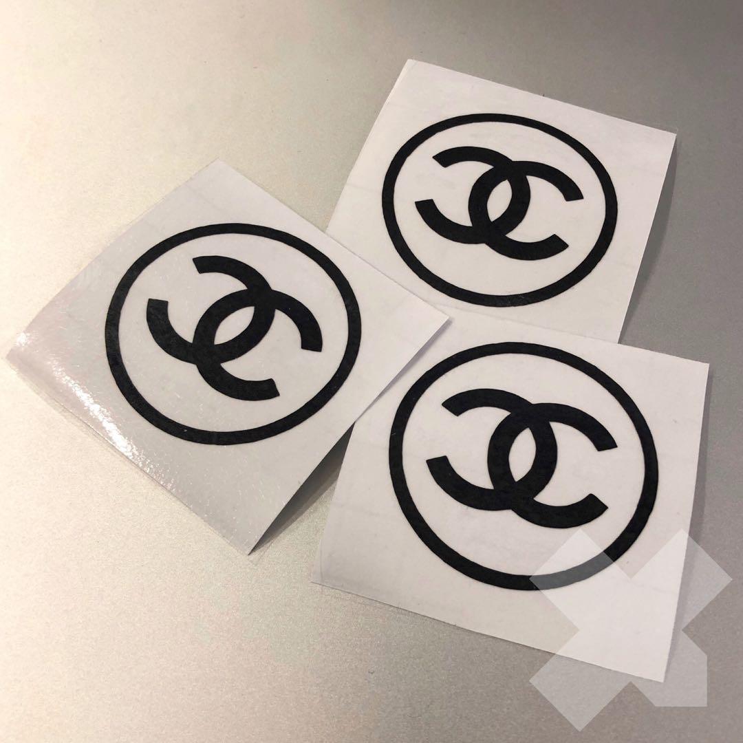 Brand Logo Stickers - Black, Books & Stationery, Stationery on Carousell