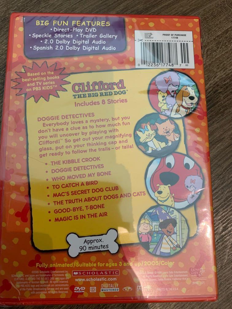 Clifford the Big Red Dog DVDs, 興趣及遊戲, 收藏品及紀念品, 明星周邊 - Carousell