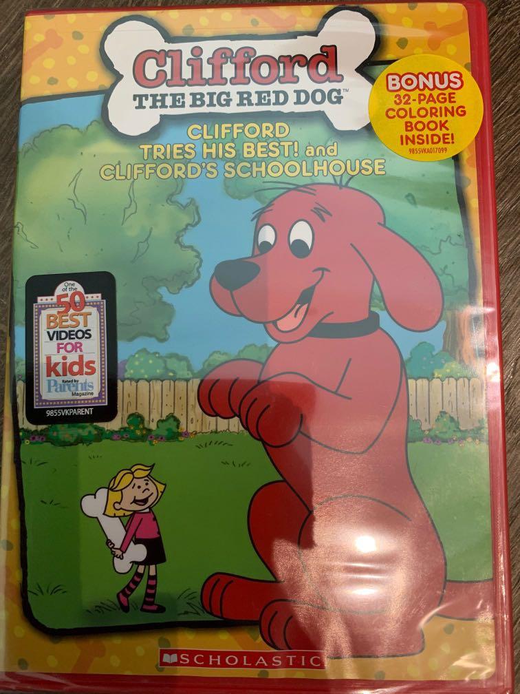 Clifford the Big Red Dog DVDs, 興趣及遊戲, 收藏品及紀念品, 明星周邊 - Carousell