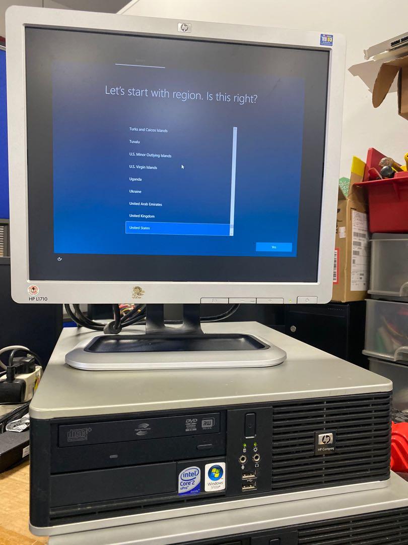 Compact desktop computer set, Electronics, Computers, Desktops on Carousell