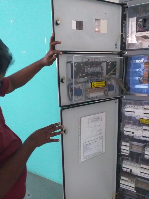 Electrical Distribution Box , Commercial / Residential Metal 3 Phase DB ...