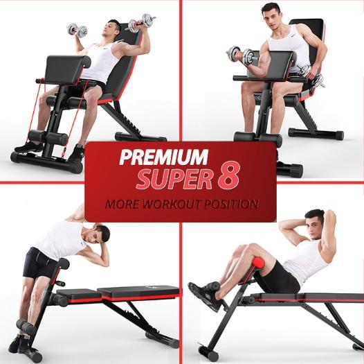 Foldable Gym Bench Adking Foldable Dumbbell bench workout bench weight ...