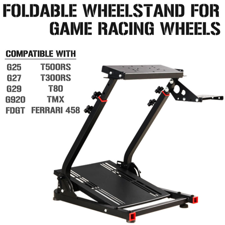 [SALES] Folding Racing Wheel Stand Mount for logitech and thrustmaster ...