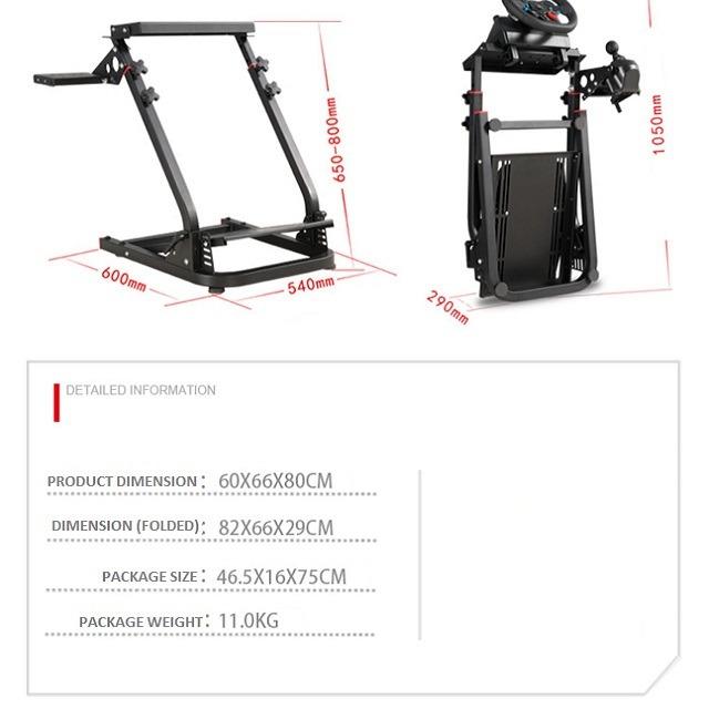 [SALES] Folding Racing Wheel Stand Mount for logitech and thrustmaster ...