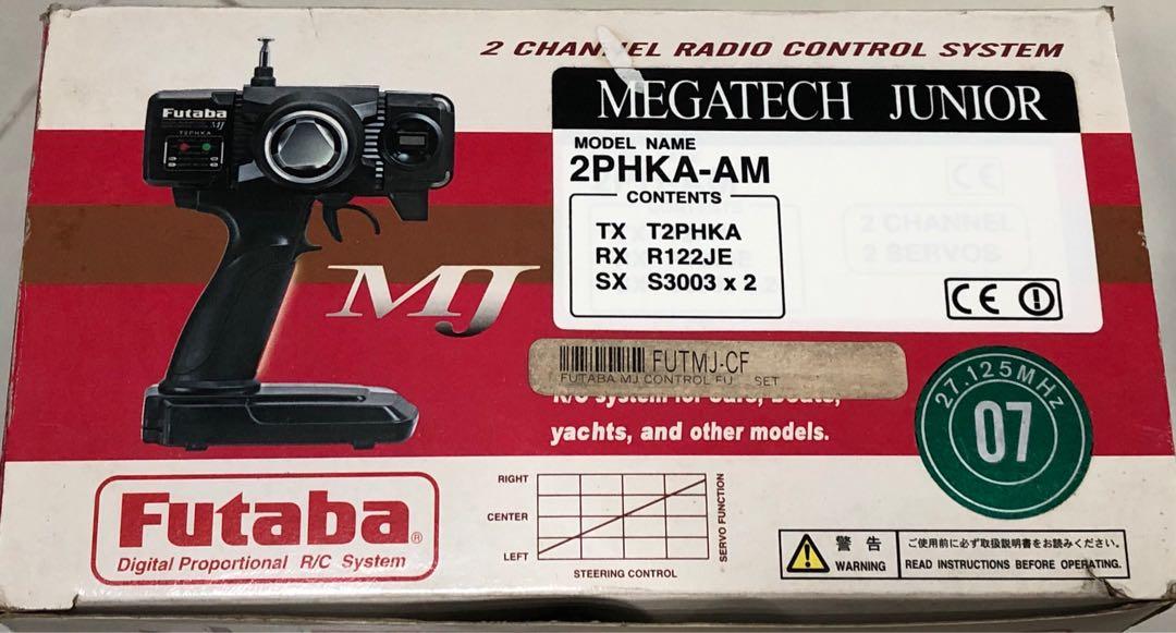 Futaba 2 Channel Radio Control System (MJ 2PHKA-AM), Hobbies & Toys ...