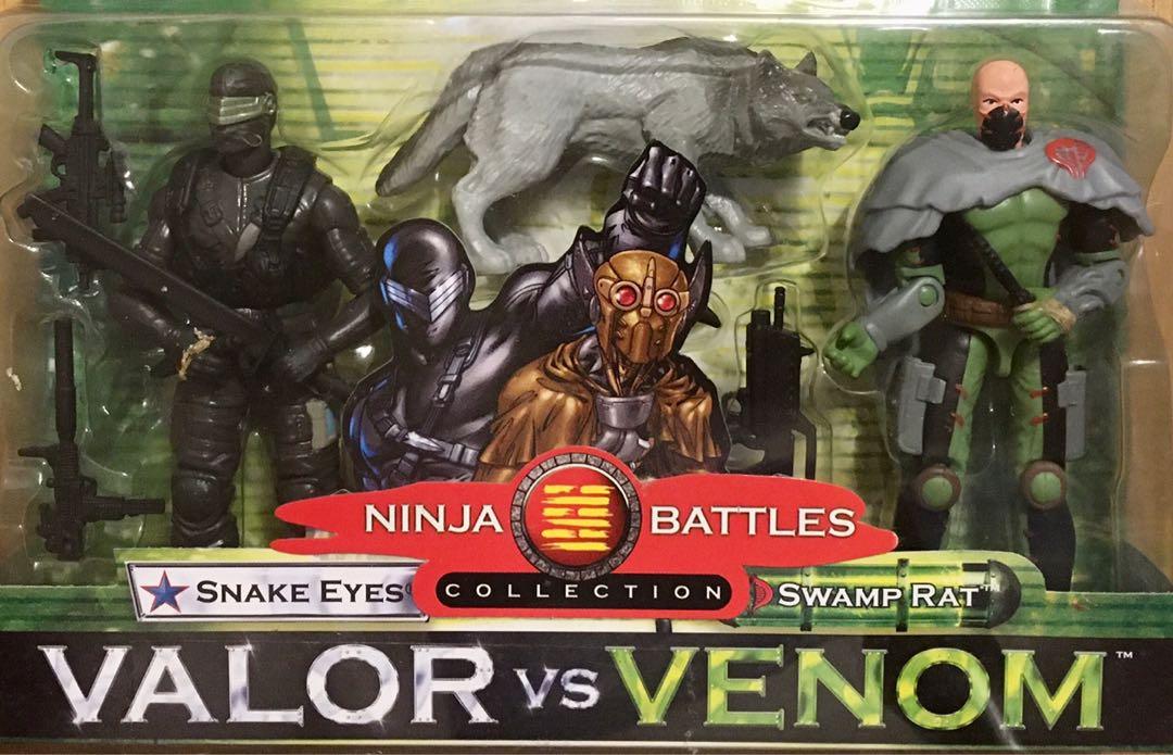 GI Joe Valor vs Venom SNAKE EYES / SWAMP RAT 3.75, 興趣及遊戲, 玩具 & 遊戲類 ...