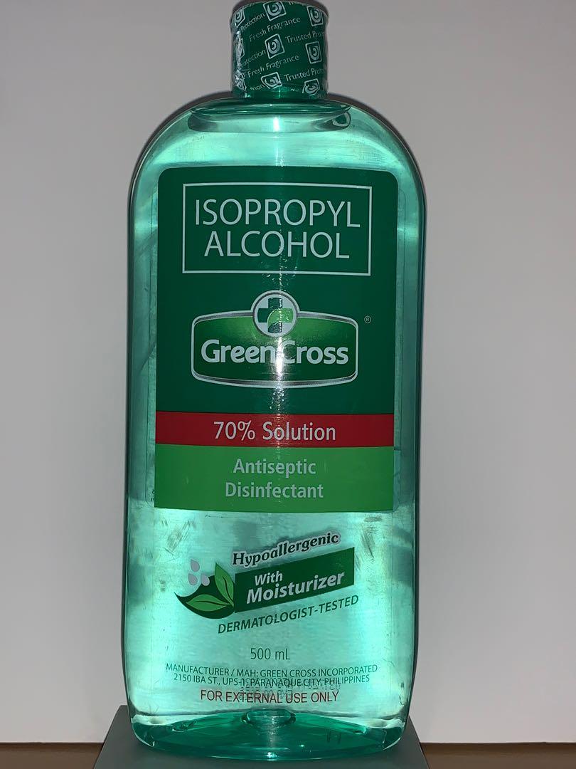 GreenCross Isopropyl Alcohol 500ml (Available), Beauty & Personal Care ...
