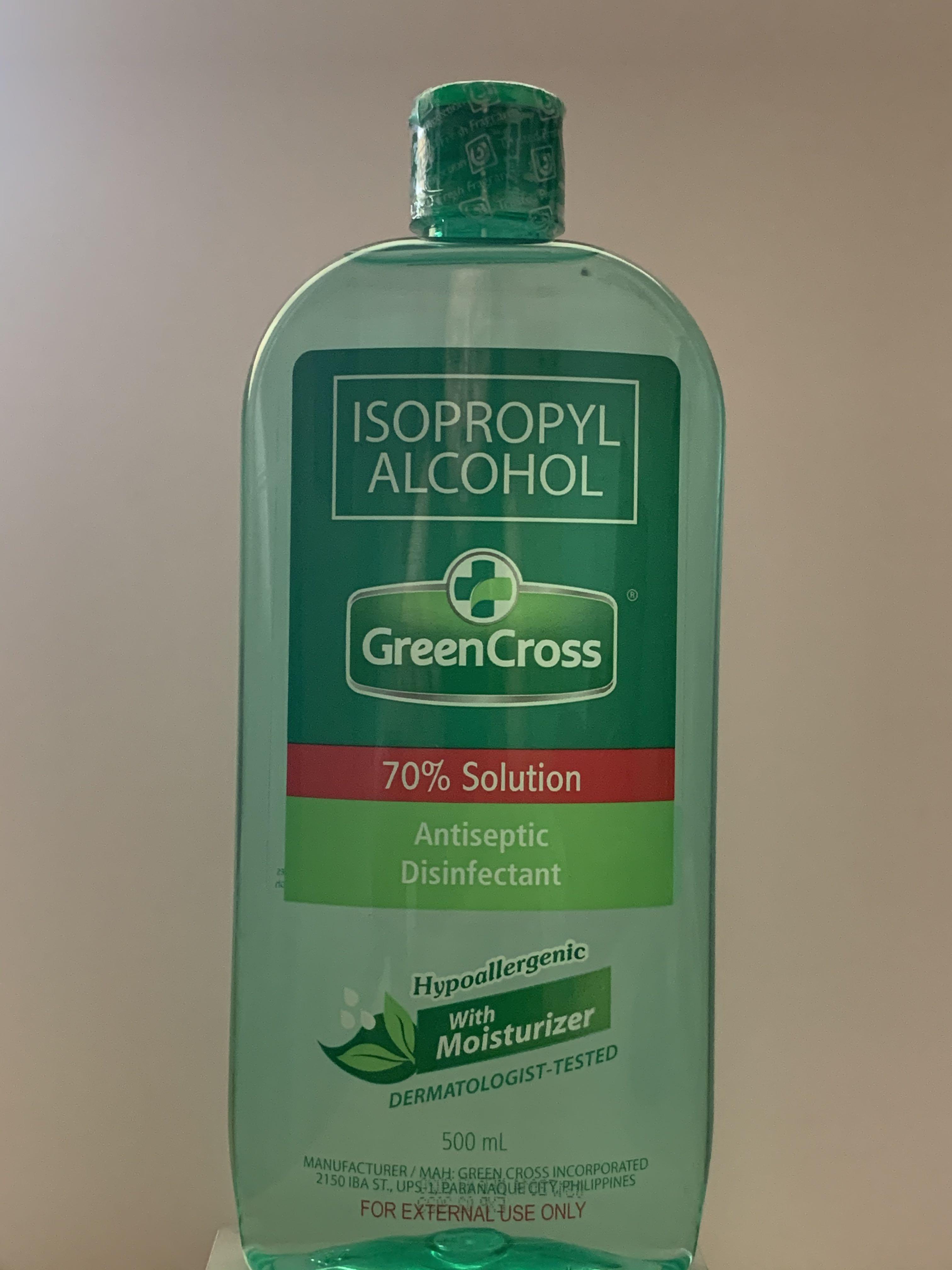 GreenCross Isopropyl Alcohol 500ml (Available), Beauty & Personal Care ...