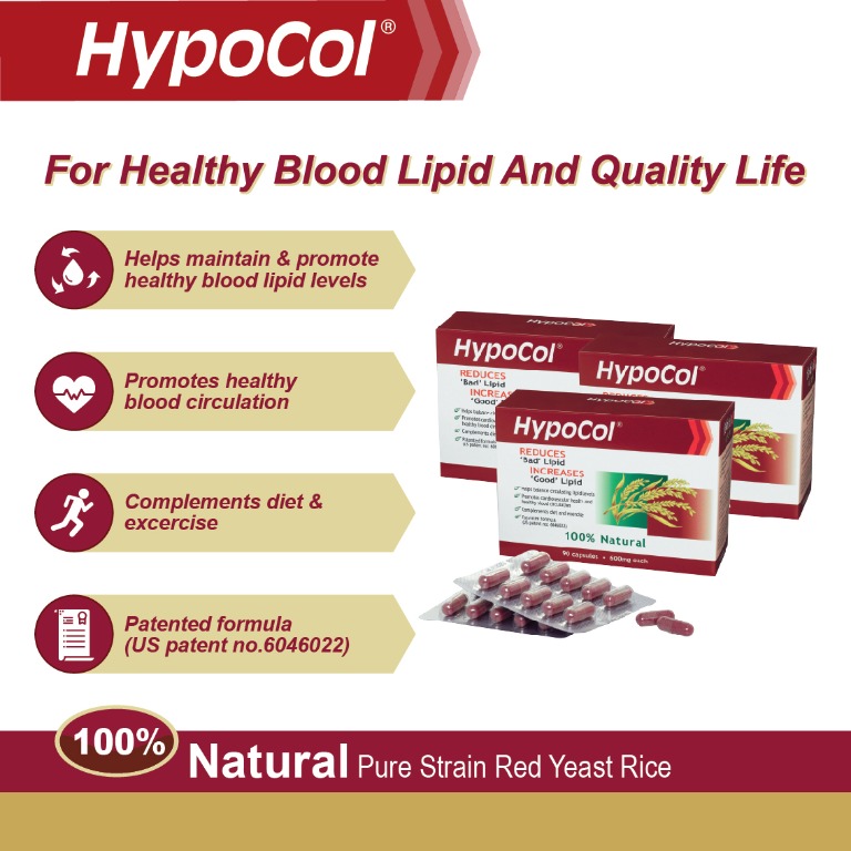 Hypocol Trio Pack, Health & Nutrition, Health Supplements, Health Food ...