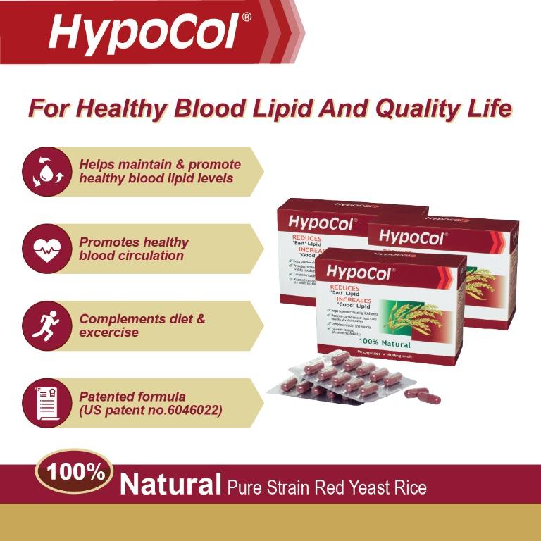 Hypocol Trio Pack, Health & Nutrition, Health Supplements, Health Food ...