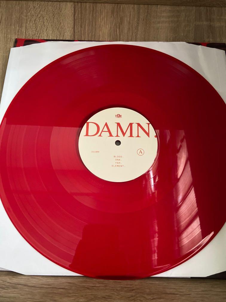 Kendrick Lamar DAMN. Double Vinyl LP (Limited Edition Red Vinyl), Music ...