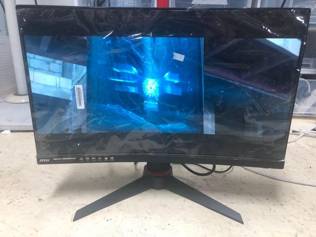 MSI 24吋 24inch MAG241C 1920*1080 144hz 曲面 電腦顯示屏 $1700, 電腦＆科技, 電腦周邊及配件 ...