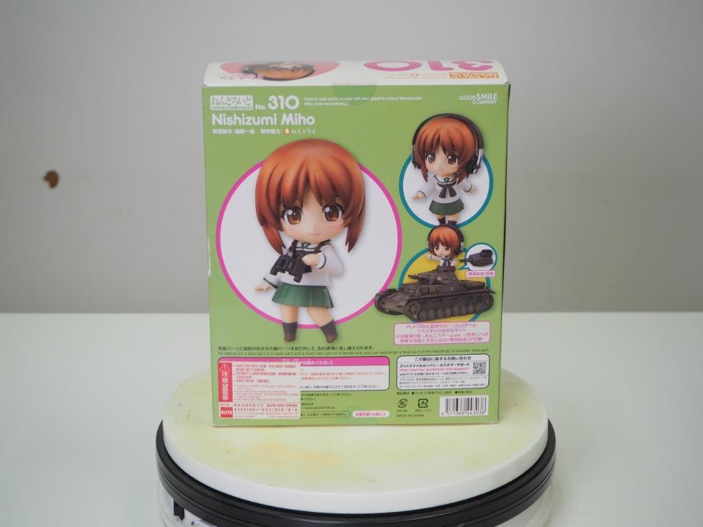 Nendoroid 310 黏土人 Nishizumi Miho 西村美穗 少女與戰車 GIRLS und PANZER, 興趣及遊戲, 玩具 ...