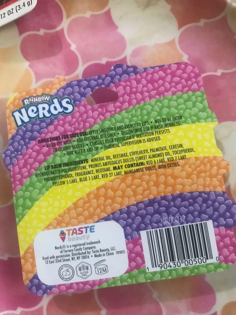 Nerds Flavored Lip Balm, Beauty & Personal Care, Face, Face Care on ...