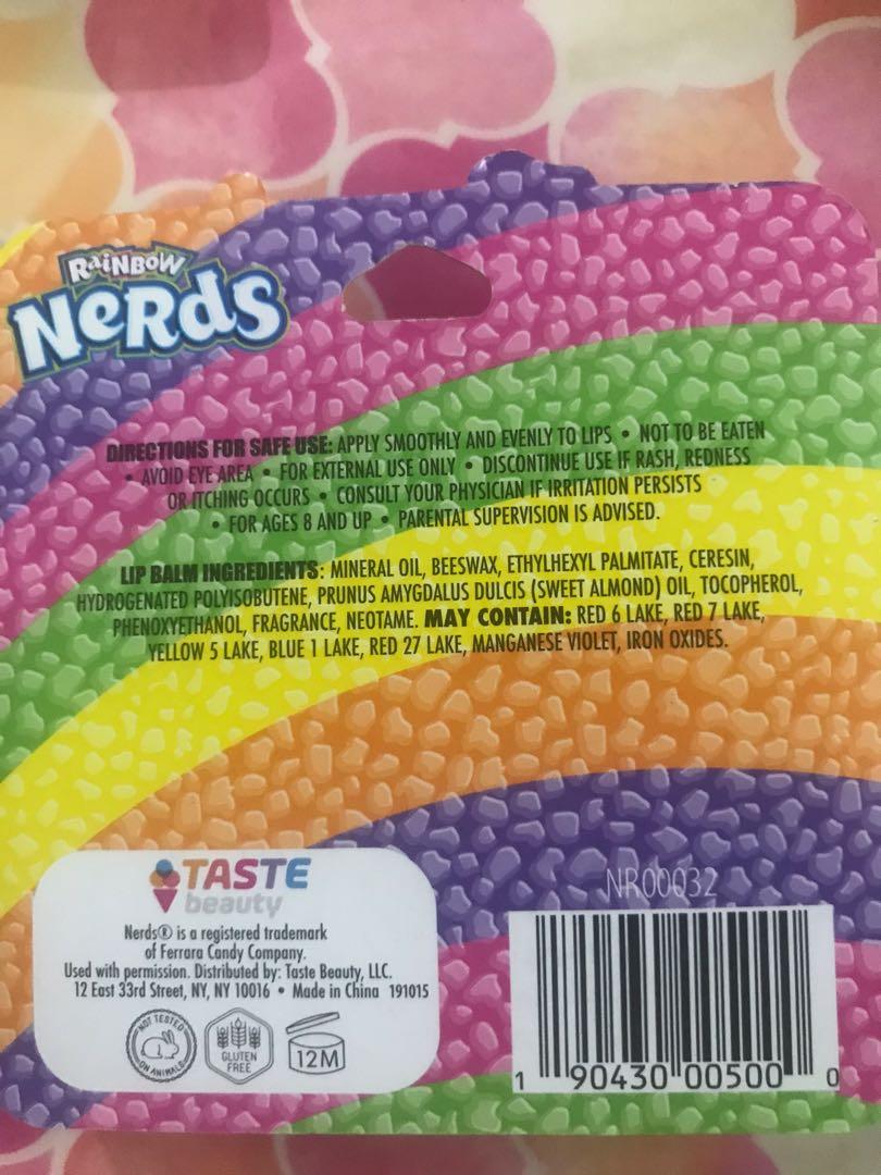 Nerds Flavored Lip Balm, Beauty & Personal Care, Face, Face Care on ...