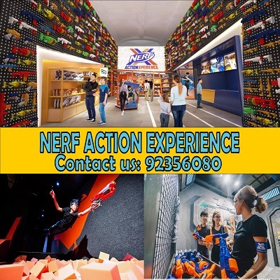 NERF ACTION EXPERIENCE, Tickets & Vouchers, Local Attractions & Transport on Carousell