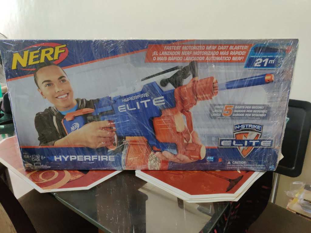 Nerf N-Strike Elite HyperFire Blaster, Hobbies & Toys, Toys & Games on ...