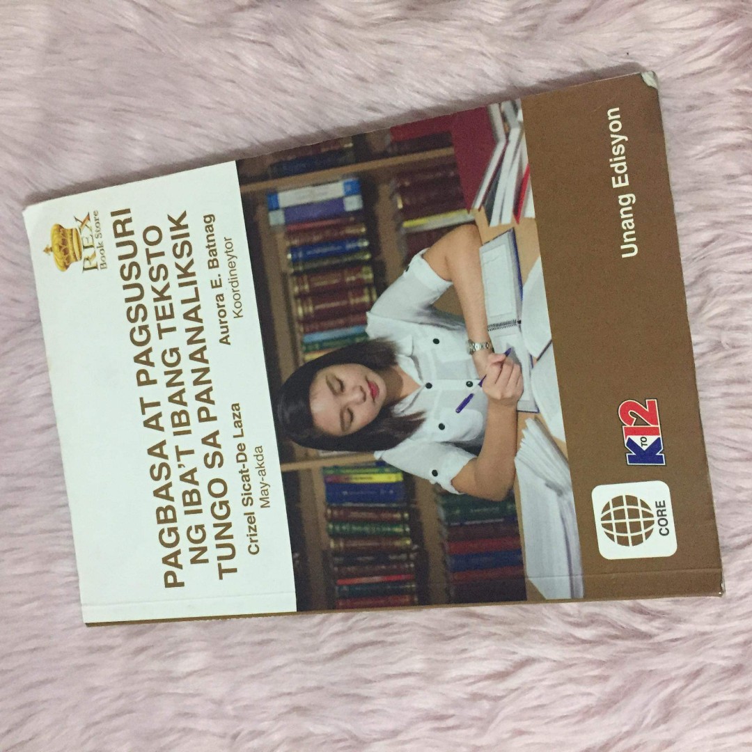Pagbasa at Pagsuri ng Iba't ibang Teksto Tungo sa Pananaliksik Rex Book ...