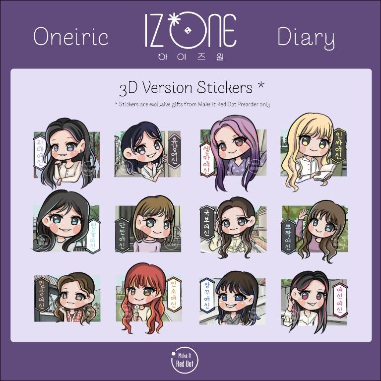 [PO] IZ*ONE IZONE Oneiric Diary Album Preorder Jang Wonyoung Miyawaki Sakura Jo Yuri Choi Yena ...