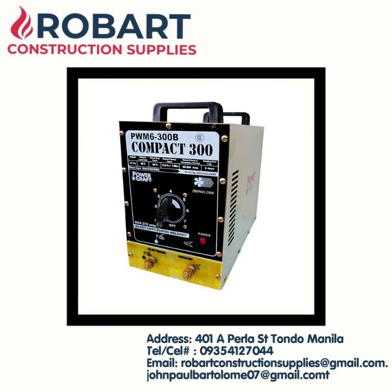 Powercraft Ac Arc Transformer Welding Machine PWM6 300B, Commercial ...