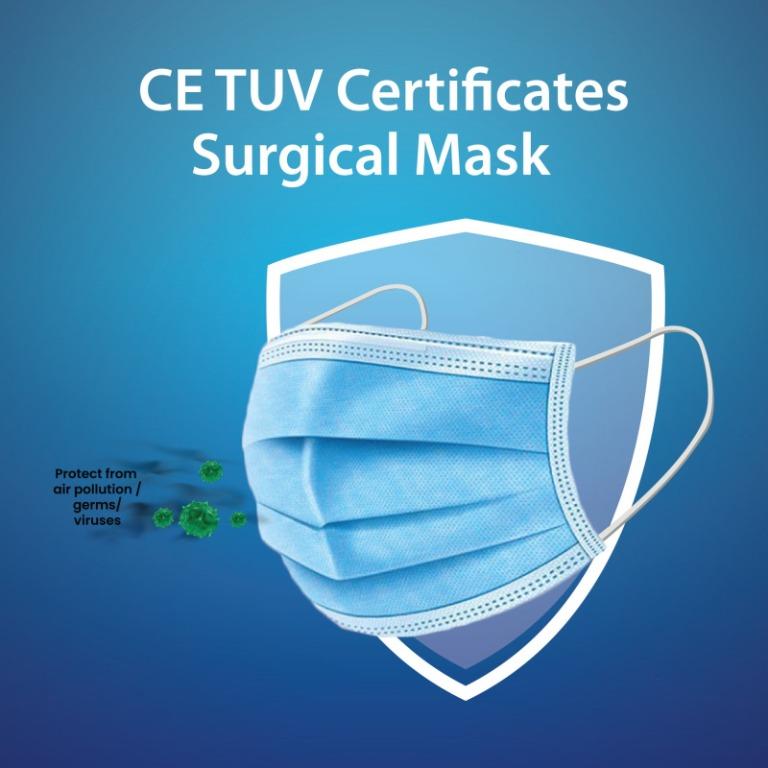 Premium CE TUV Certified Surgical Face Mask, Everything Else on Carousell