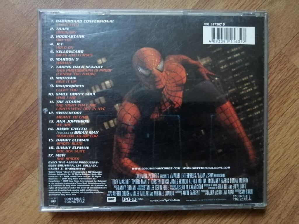 Spiderman 2 Soundtrack (2004) - Various Artists, Hobbies & Toys, Music ...