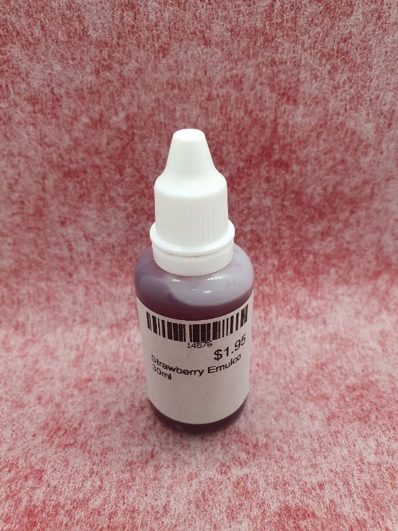 Strawberry Emulco 30ml, Food & Drinks, Baked Goods on Carousell