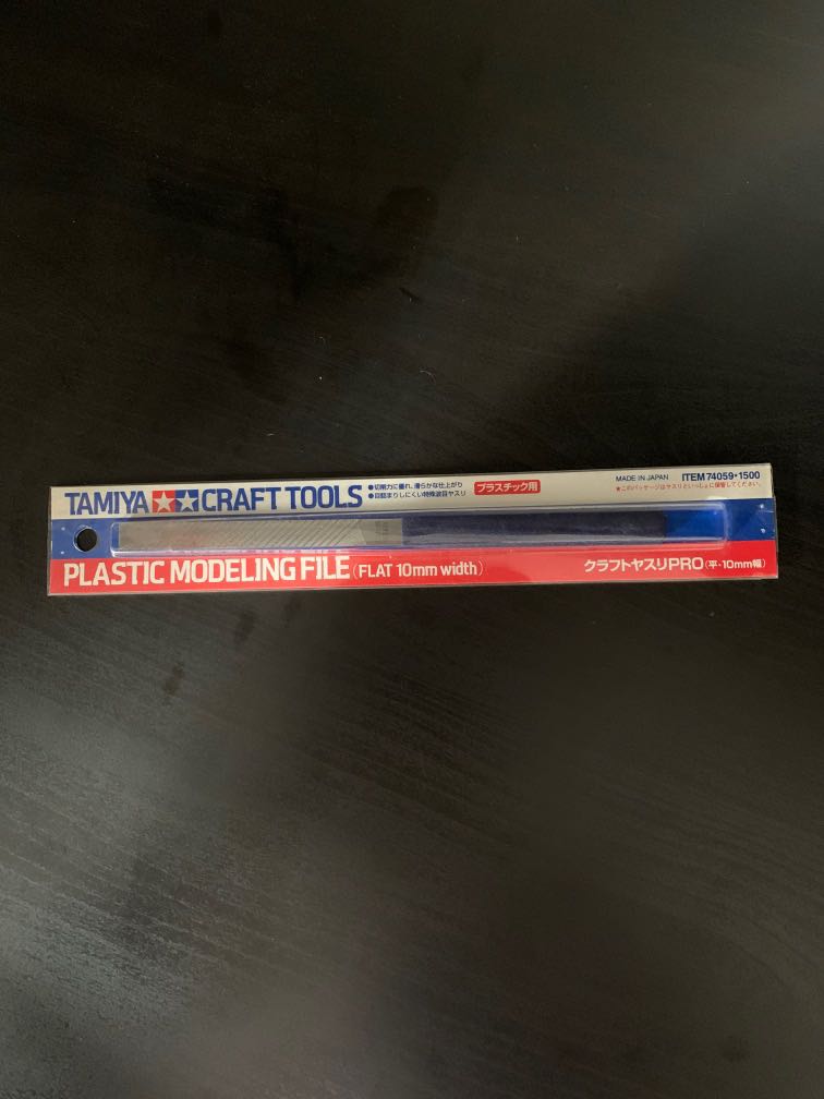 Tamiya plastic modeling file (flat 10mm width), Hobbies & Toys ...