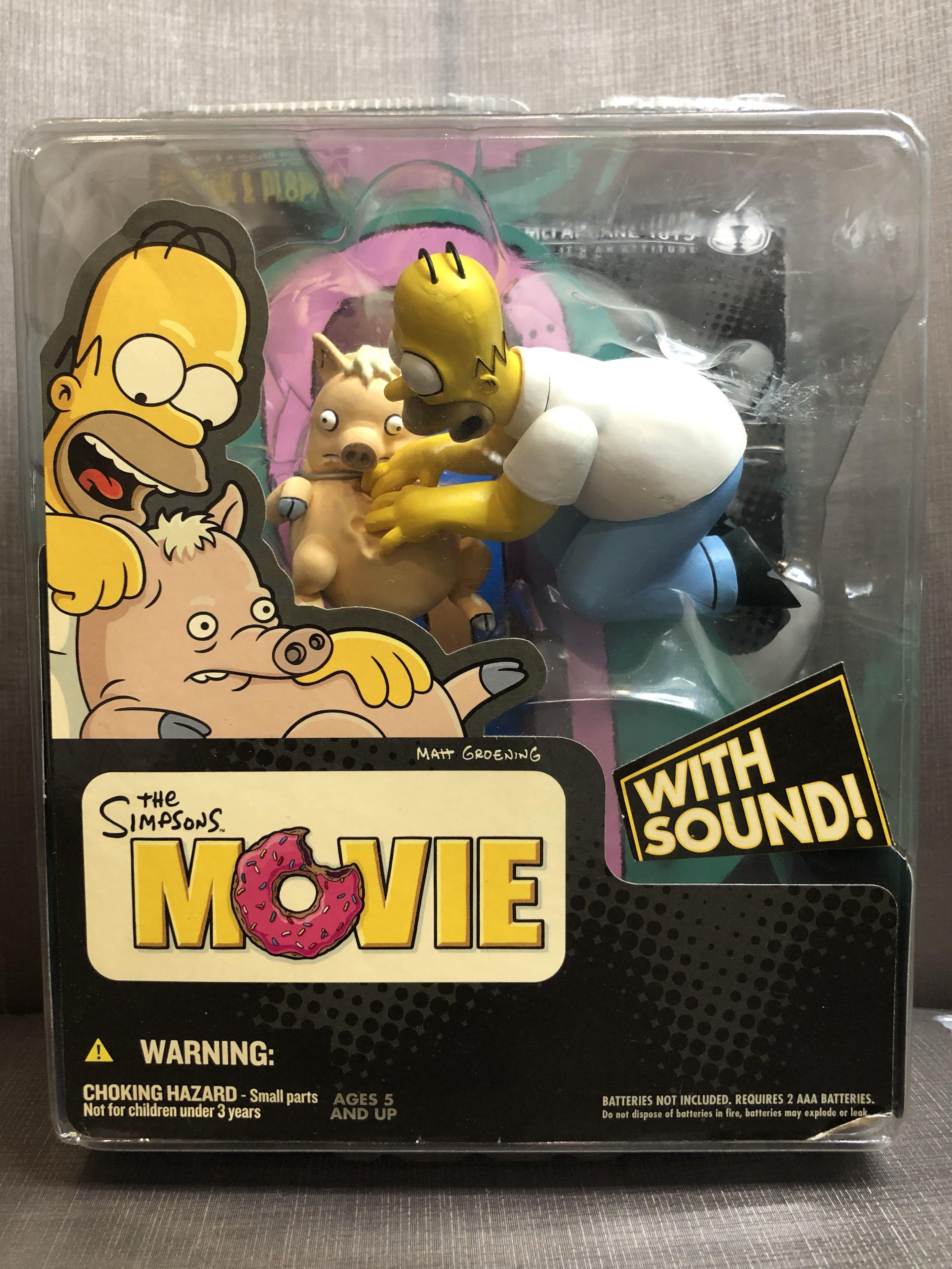 The Simpsons Movie : Homer & Plopper by McFarlane Toys, Toys & Games ...