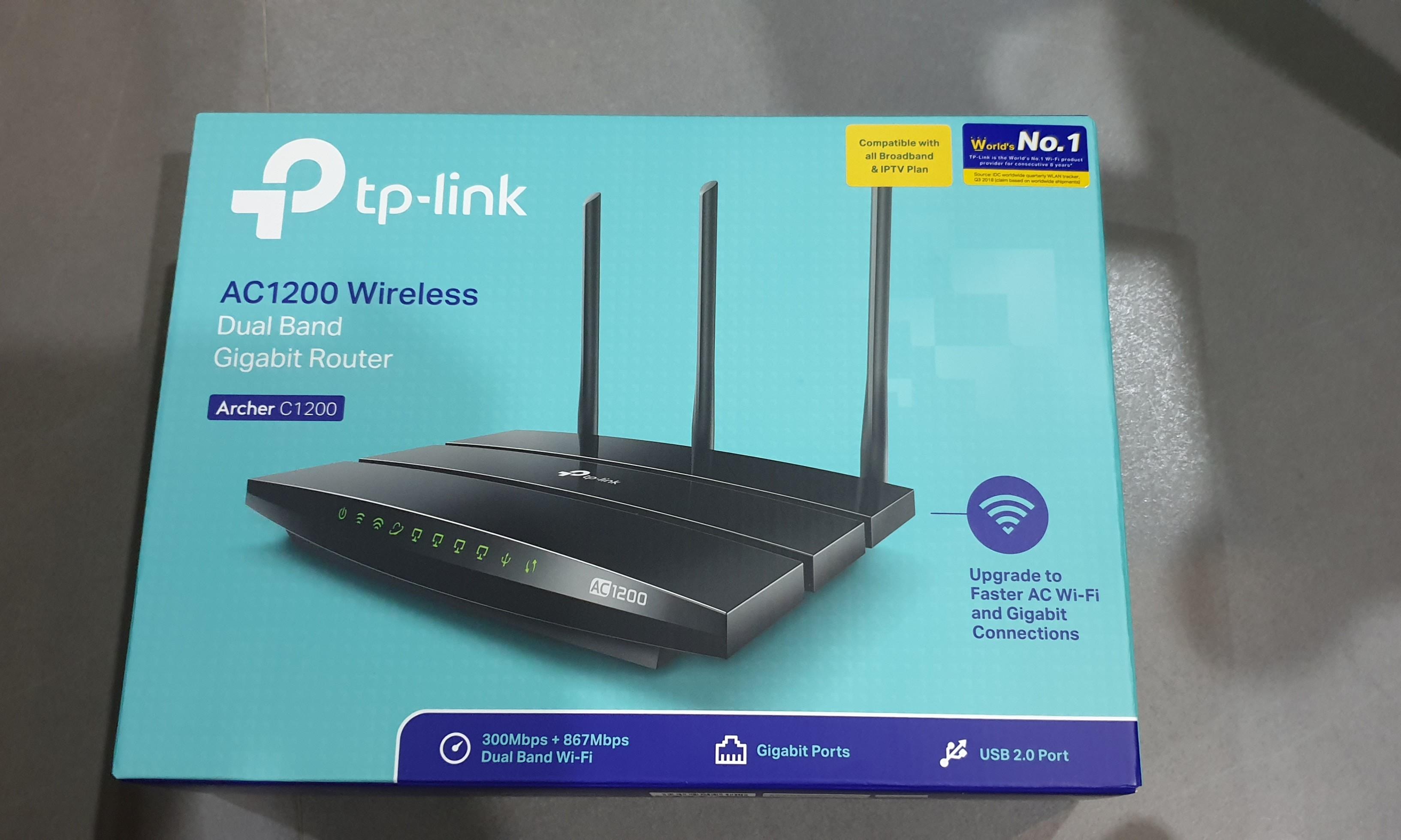Tp link AC1200 wireless router, Computers & Tech, Parts & Accessories ...