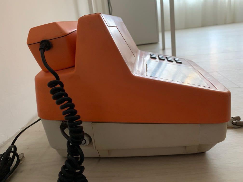 Vintage/Old Orange Telephone (Public Payphone 10Cents), Hobbies & Toys ...
