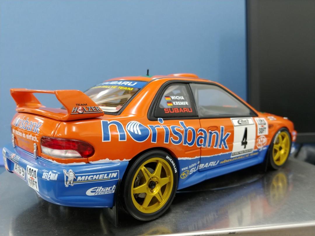 1/18 autoart wrx sti rally(gc8 22b wrc), 玩具 & 遊戲類, 玩具 - Carousell