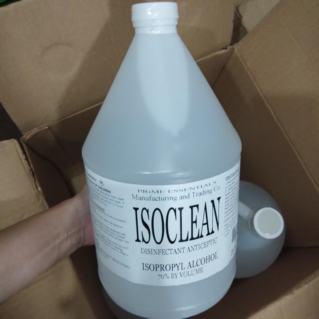 1 Gallon Isoclean Disinfectant Antiseptic 70% Isopropyl Alcohol ...