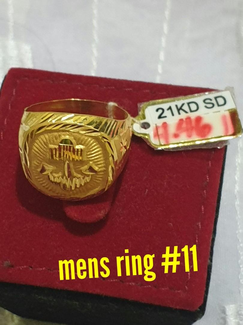 21K Saudi Gold Mens Ring SPL, Women's Fashion, Jewelry & Organizers ...
