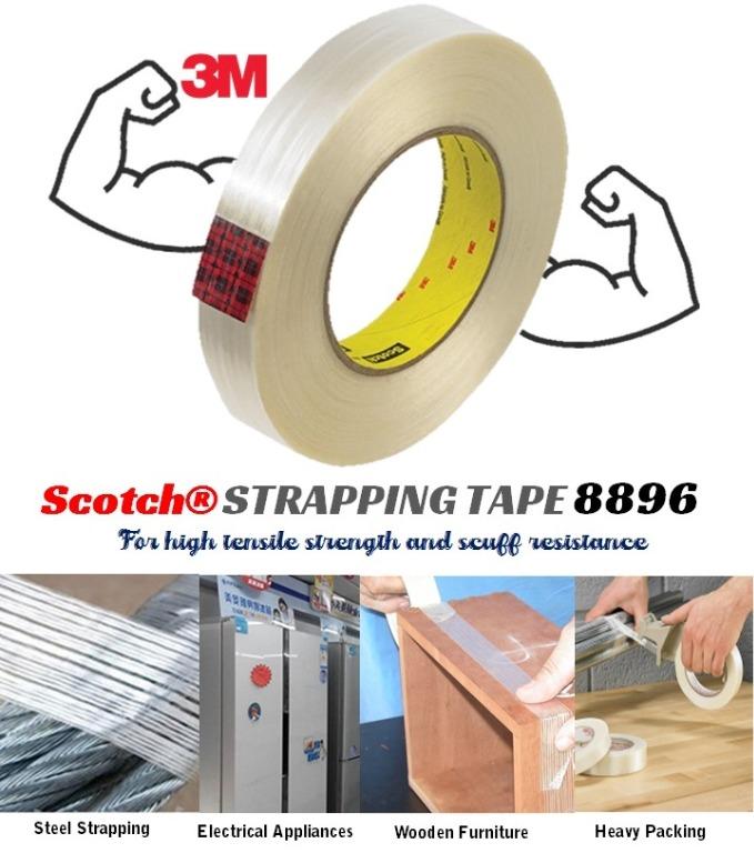 3M 8959 Heavy Duty Tape/ 3M 8896 Strapping Tape/ #3M Tape, Everything Else on Carousell