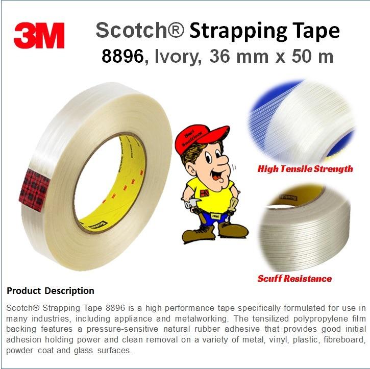 3M 8959 Heavy Duty Tape/ 3M 8896 Strapping Tape/ #3M Tape, Everything Else on Carousell