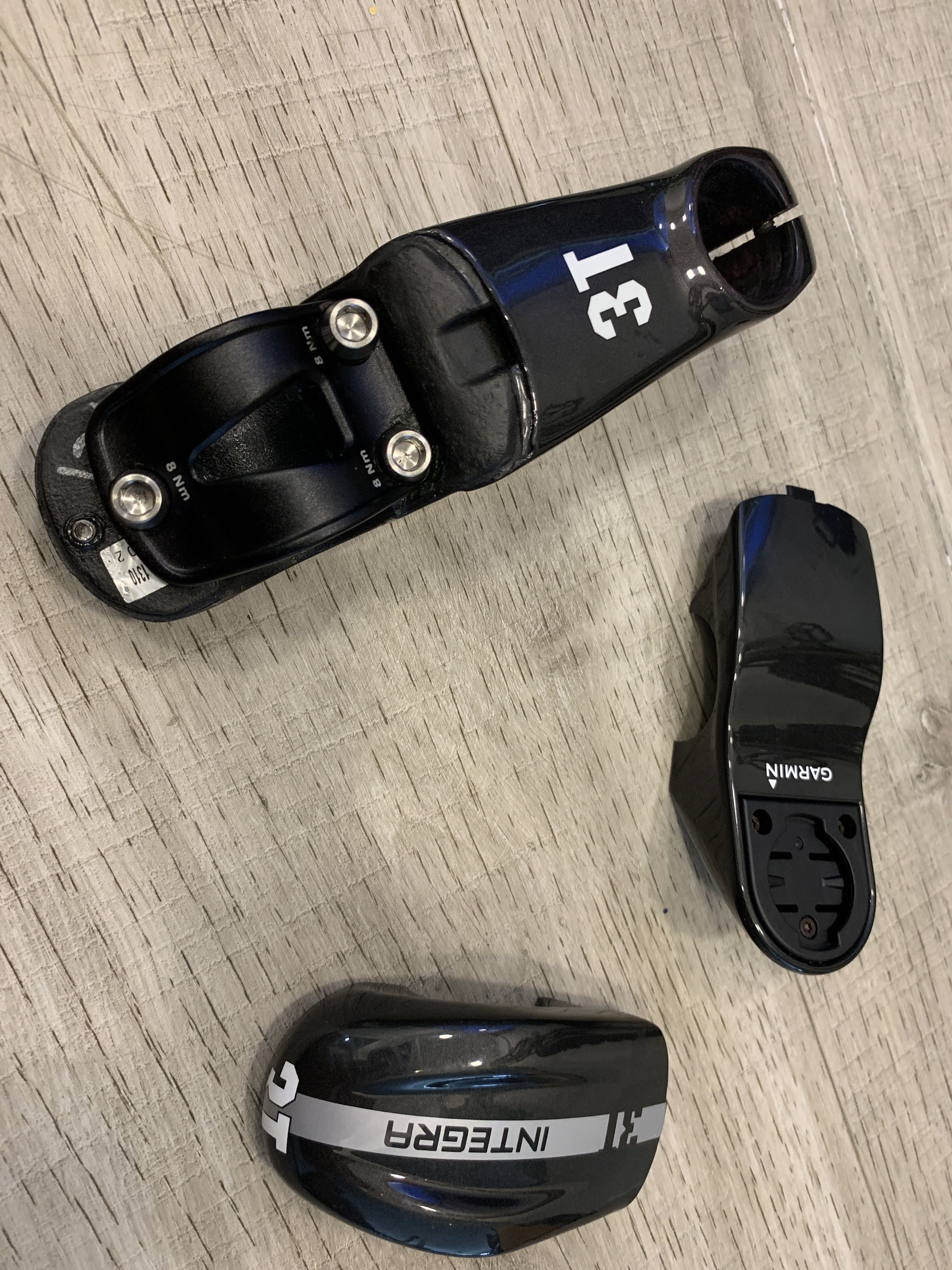 3T Integra Ltd Carbon stem Garmin mount, Sports Equipment, Bicycles ...