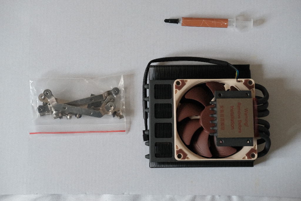Alpenfohn Black Ridge Low Profile CPU Cooler with Noctua fan, Computers ...