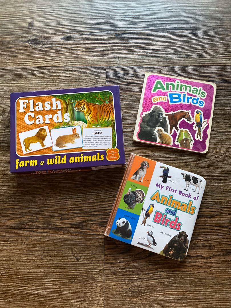 Animal bundle Book & Flashcards, Hobbies & Toys, Toys & Games on Carousell