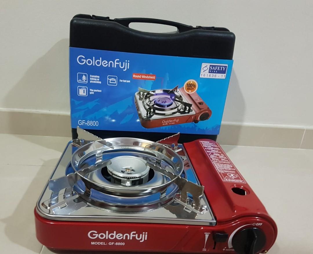 BN Golden Fuji Portable Gas Stove in Red, TV & Home Appliances, Kitchen ...