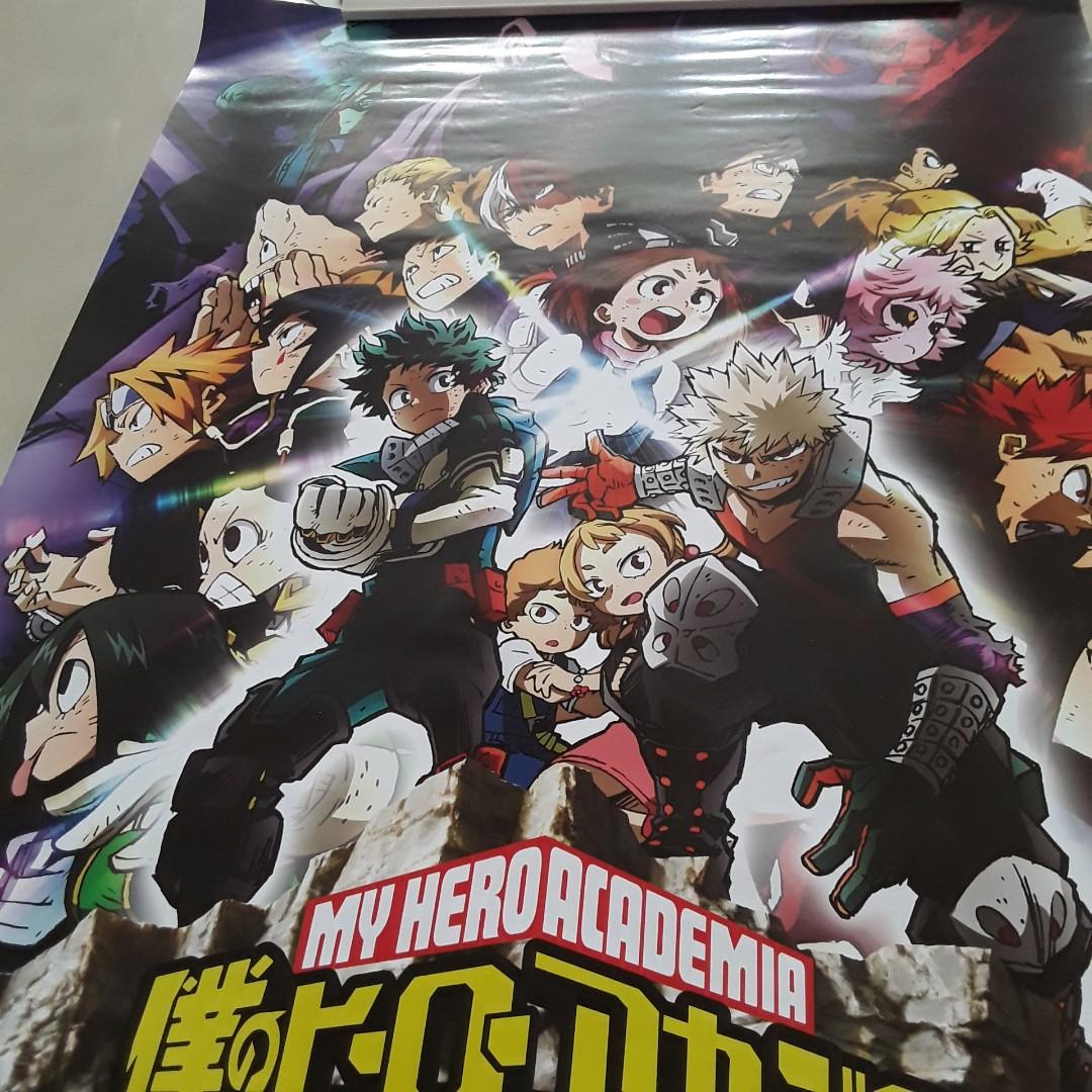 BNHA Boku no Hero Academia Heroes Rising A2 movie poster, Hobbies ...