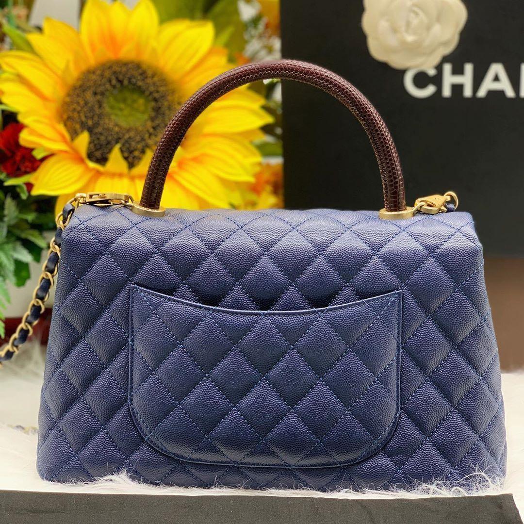 Chanel Coco Lizard Handle -FULL SET-, Luxury, Bags & Wallets, Handbags ...