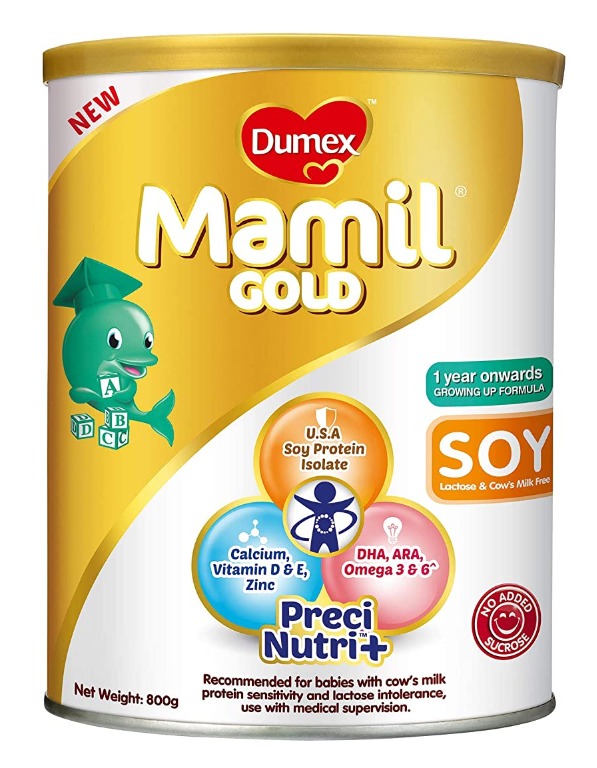 Dumex Mamil Gold , Soy Growing Up Milk Formula 1 Year Onwards 800g ...
