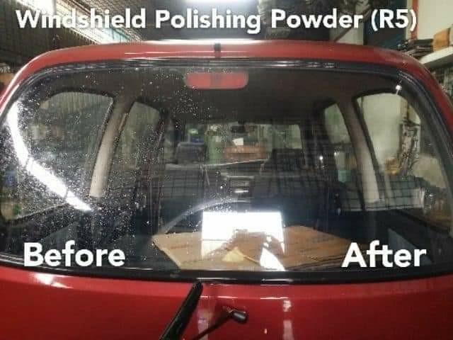 Effective Windshield Polishing Powder/ Watermark Remover/ Glass Cleaner ...