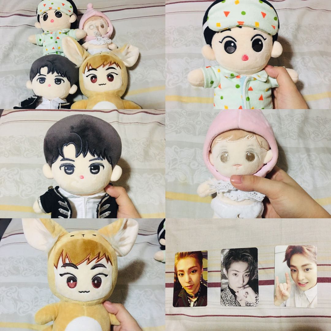 EXO Dolls and Xiumin Photocards, Hobbies & Toys, Memorabilia ...