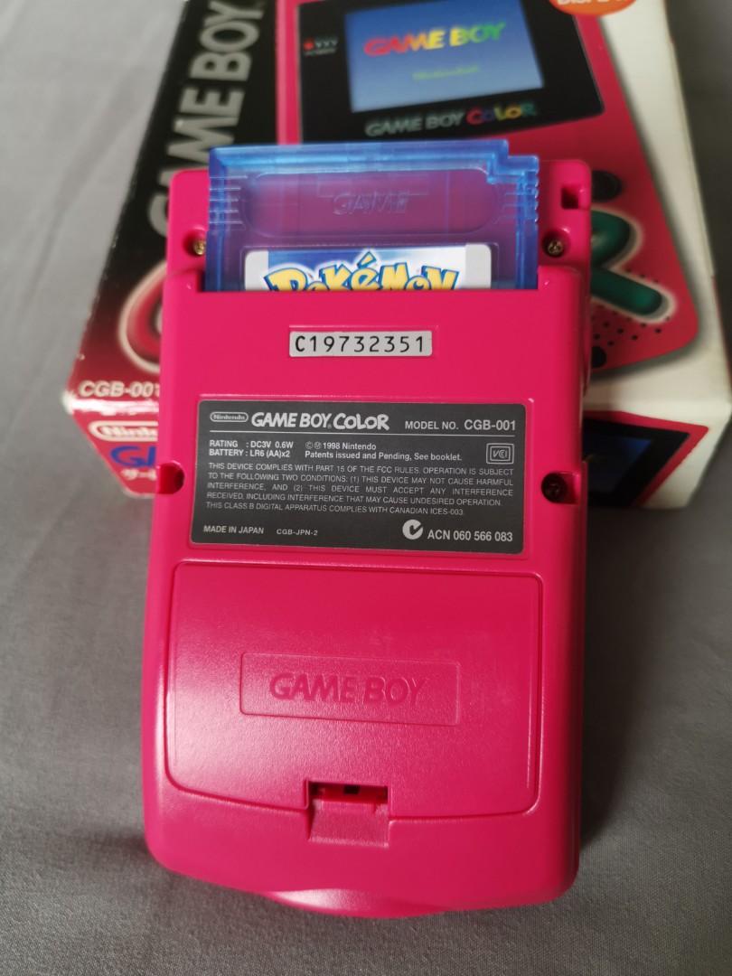 Gameboy Color Pink, Video Gaming, Video Game Consoles on Carousell