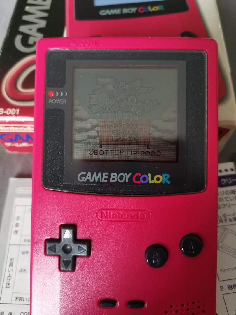 Gameboy Color Pink, Video Gaming, Video Game Consoles on Carousell