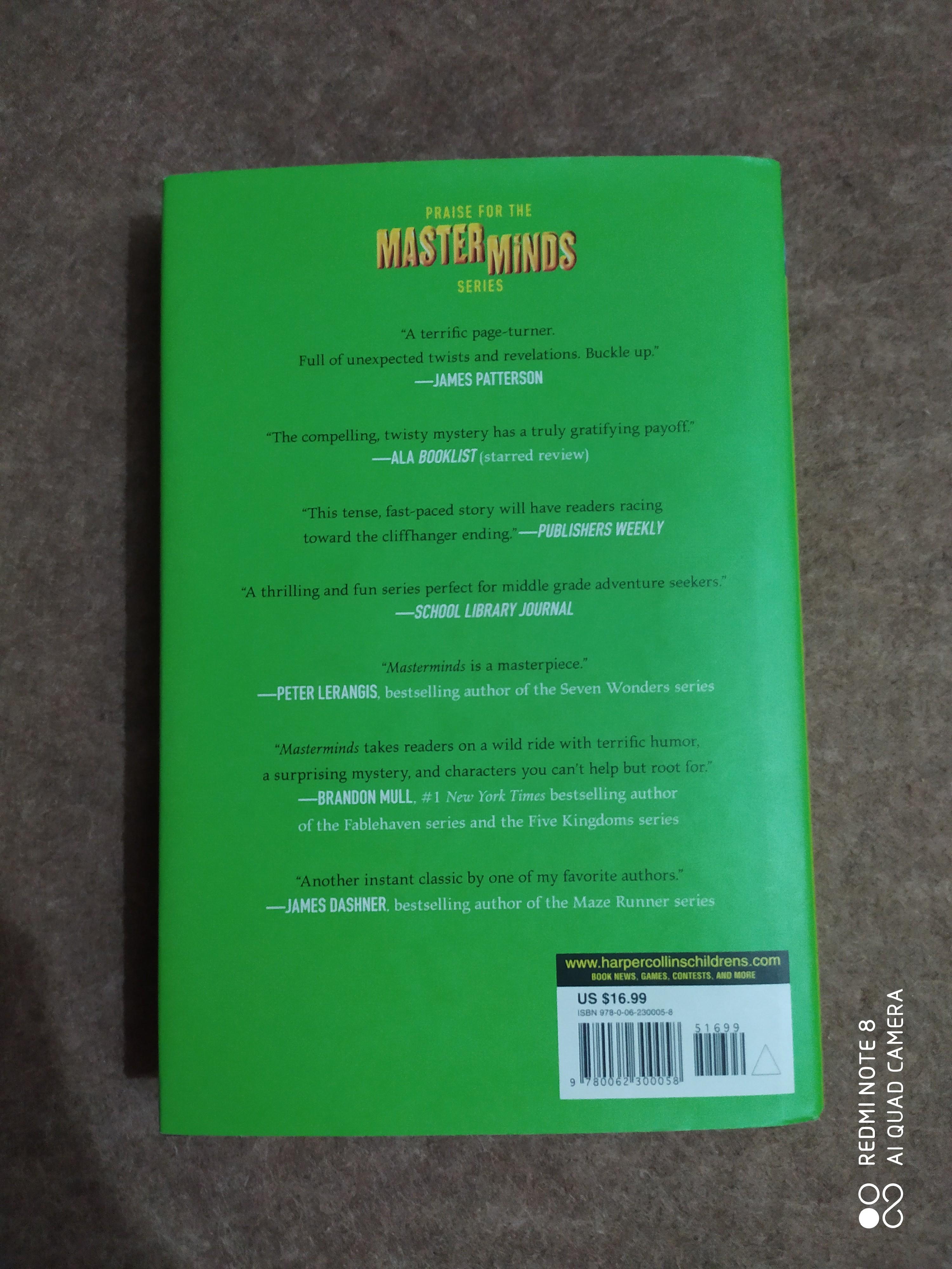 Gordon Korman's Masterminds Series: Payback (Book 3), Hobbies & Toys ...